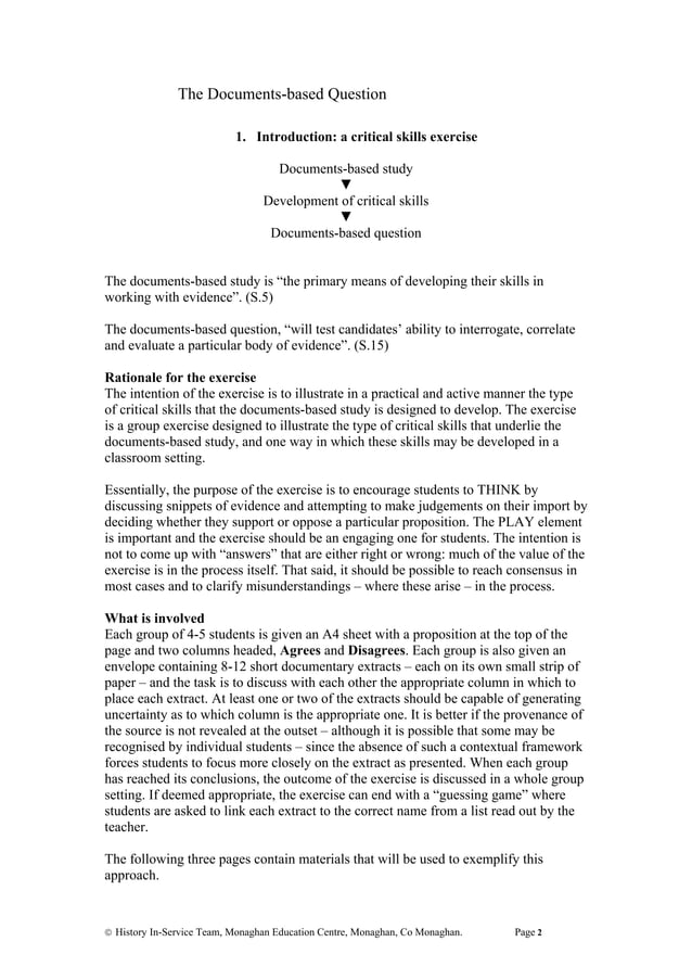 Documents based question | PDF