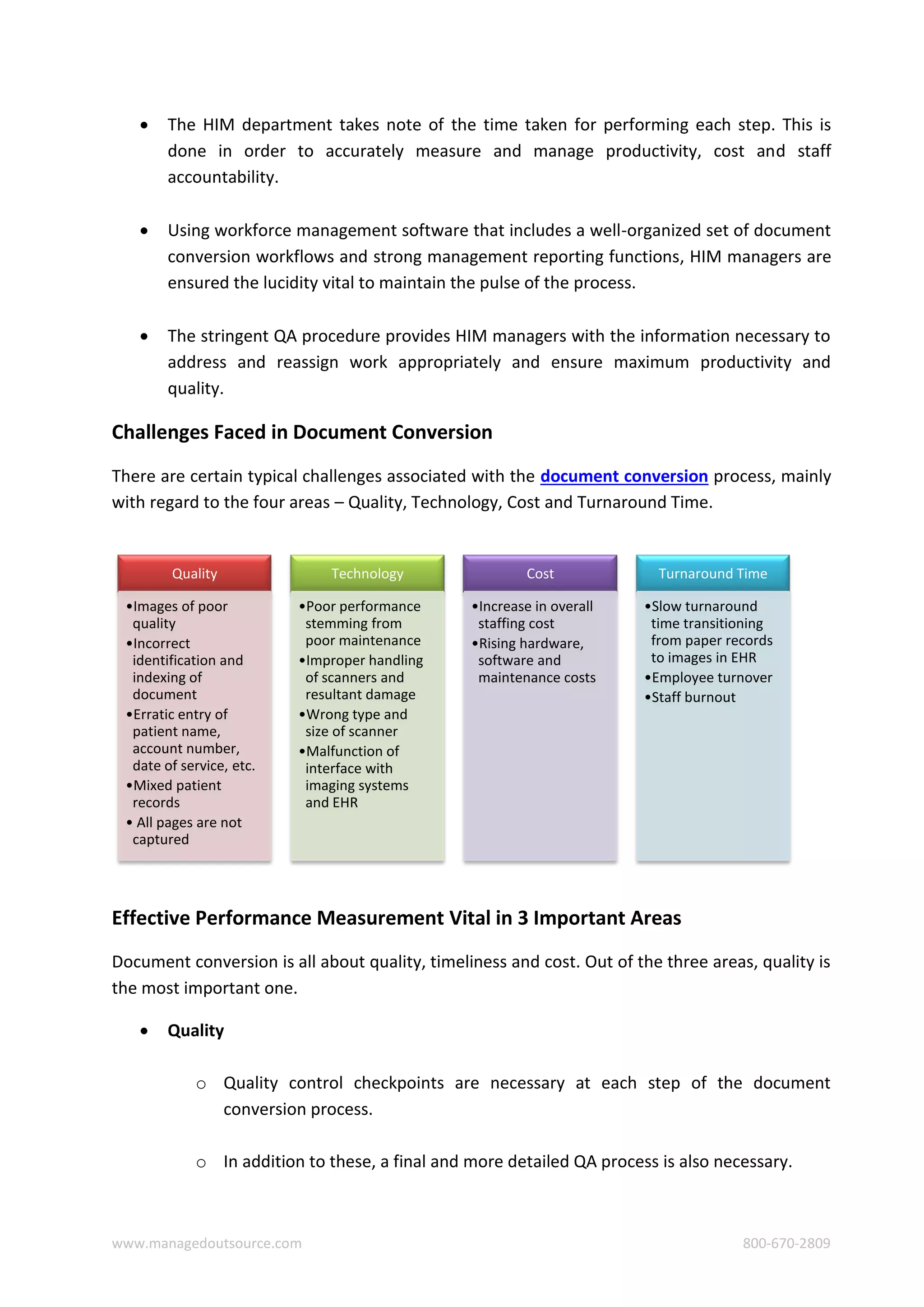 Document Scanning and Conversion in HIM Department – an Overview | PDF