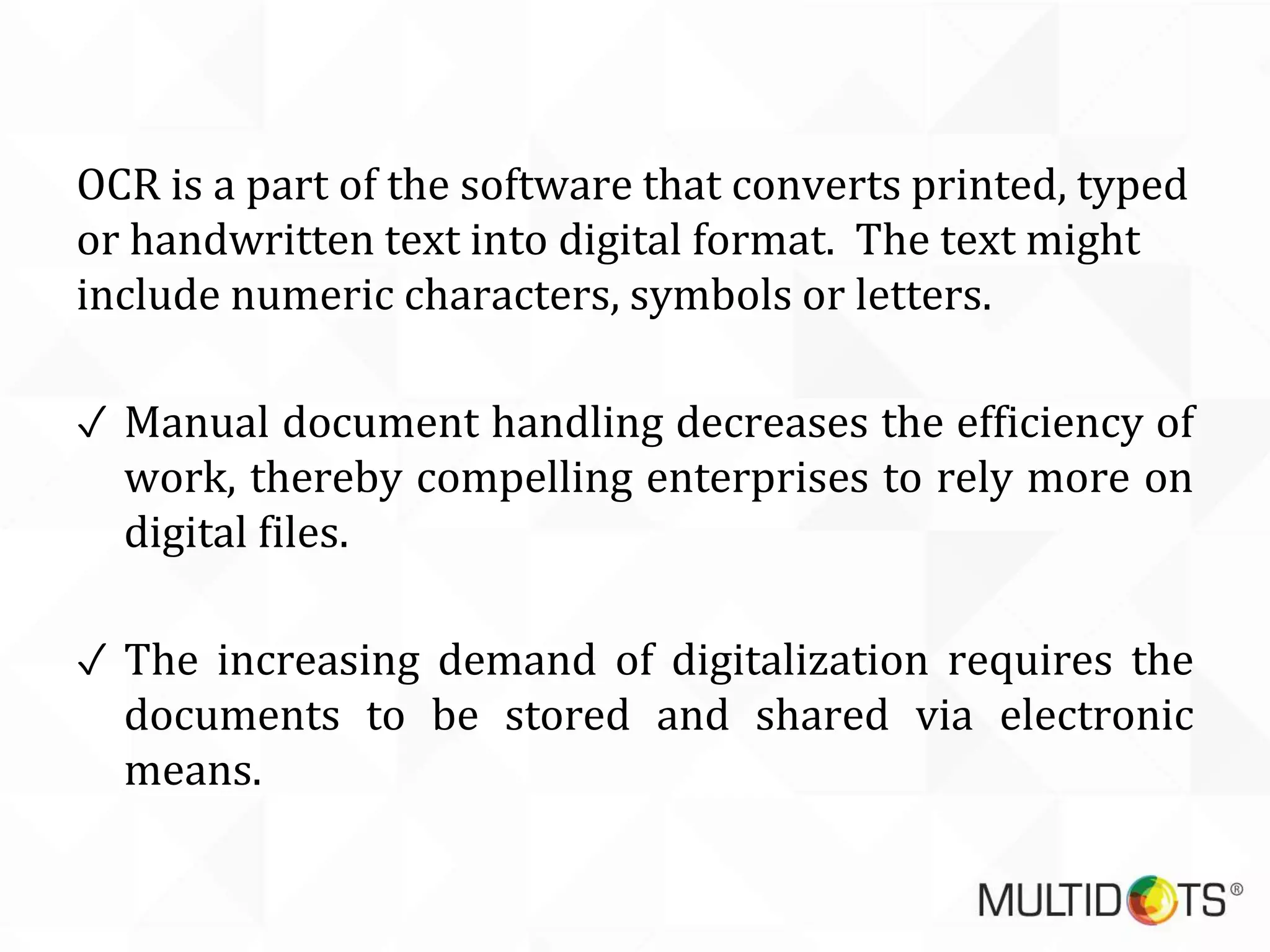 Going Digital - Paper to Electronic Record Management(ERM) System | PPTX