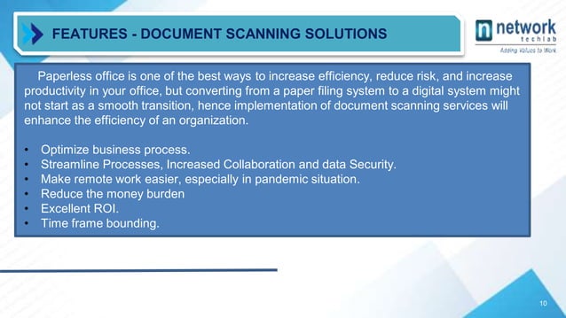 Document Scanning Solutions PPT.pptx | IT and Internet Support | Internet
