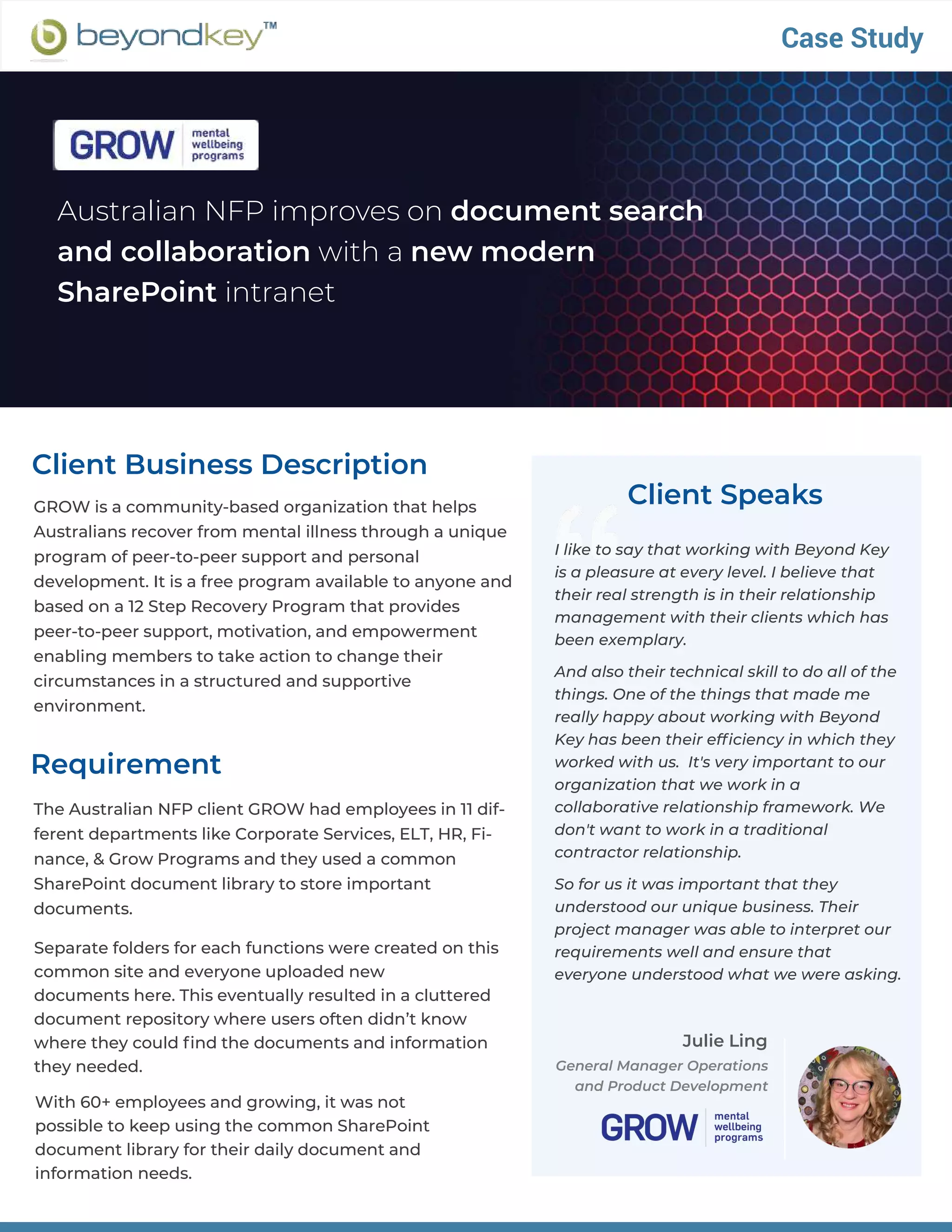 Document search and collaboration with modern share point intranet | PDF