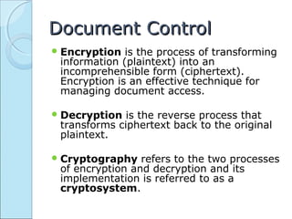 Document security & firewall | PPT