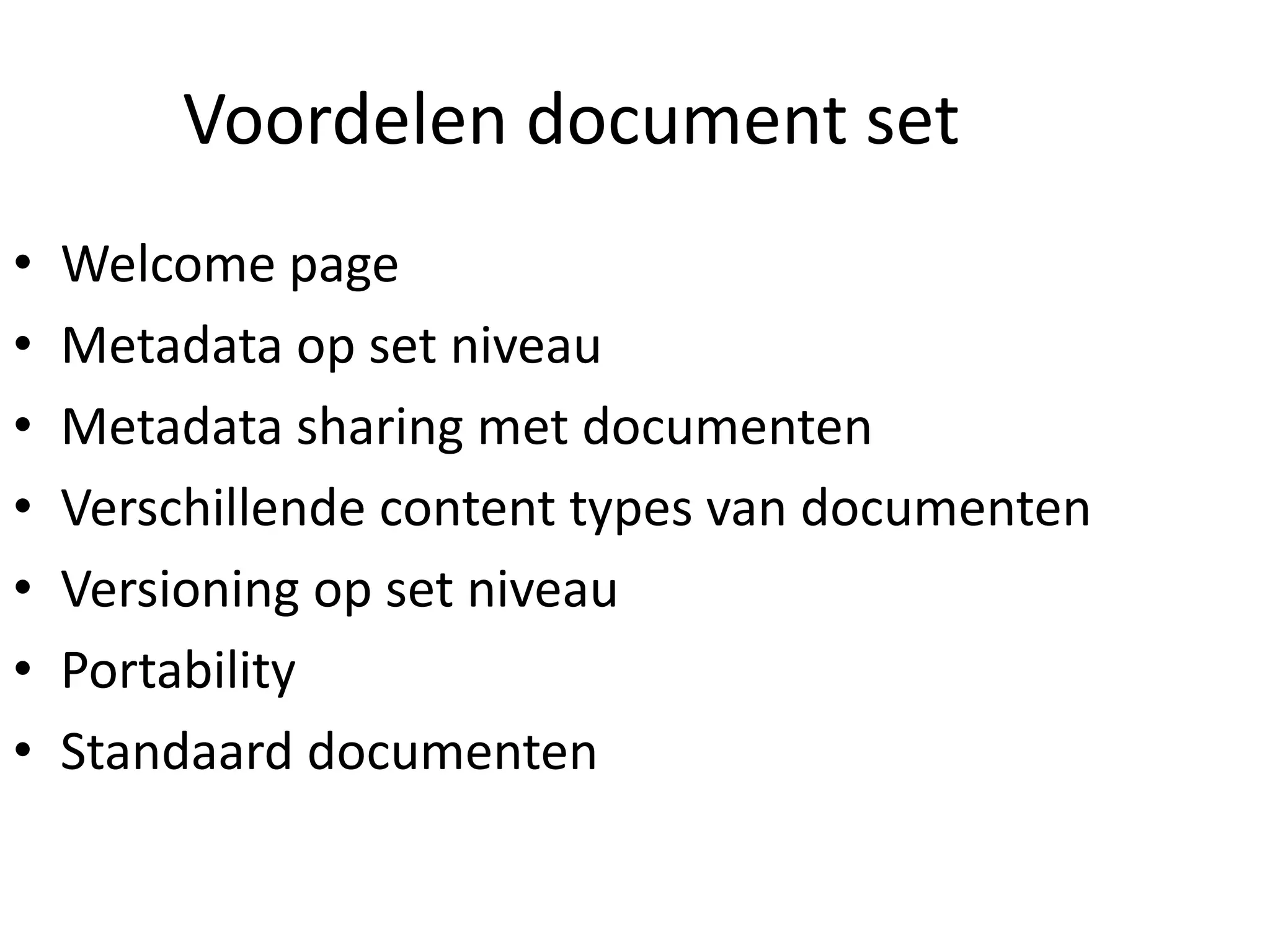 Document sets | PPT