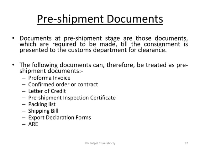 Documents for imports and exports | PPTX | Logistics | Business