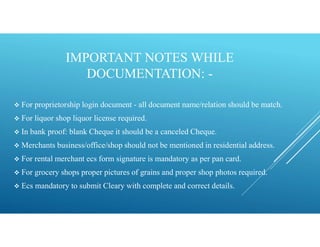 Documents for Signup | PPT