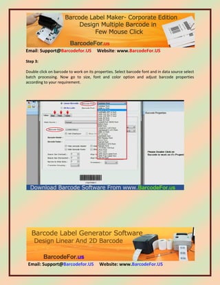 How to generate sequential, random and constant series barcodes? | PDF ...