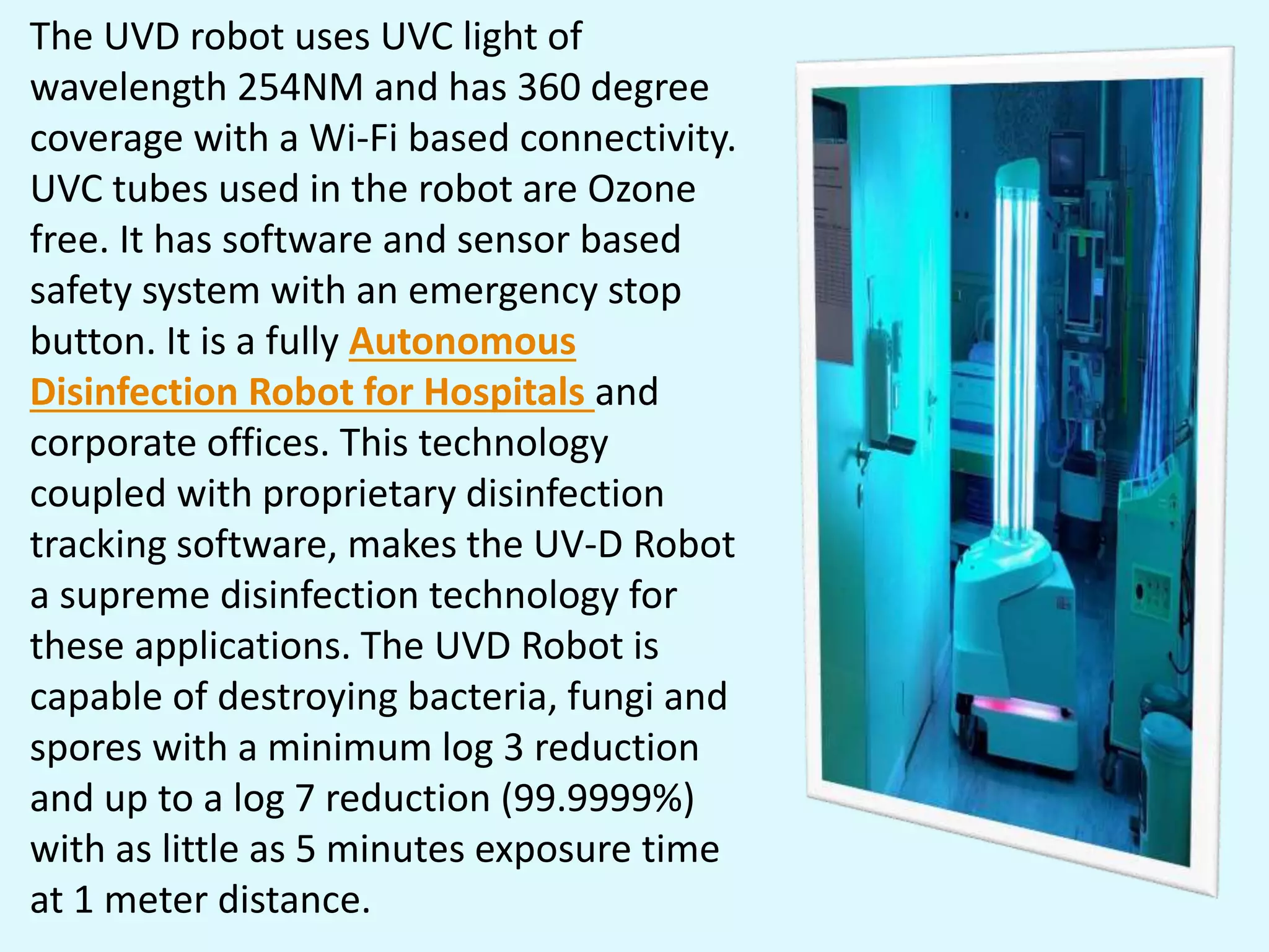 UV Disinfection Robot | Intelligent Sterilization UV Robots India ...