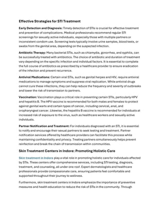 Empowering Wellness: Effective Strategies for STI Treatment | PDF