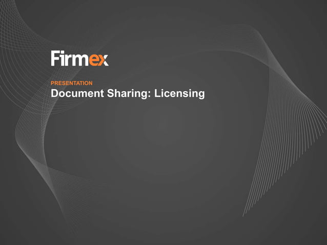 Document sharing licensing | PPT