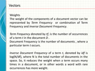 Document similarity with vector space model | PDF