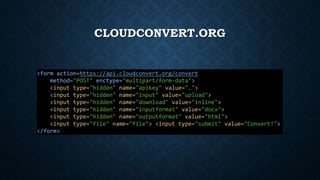 Работа с документами в JavaScript | PPTX | Web Design and HTML | Internet