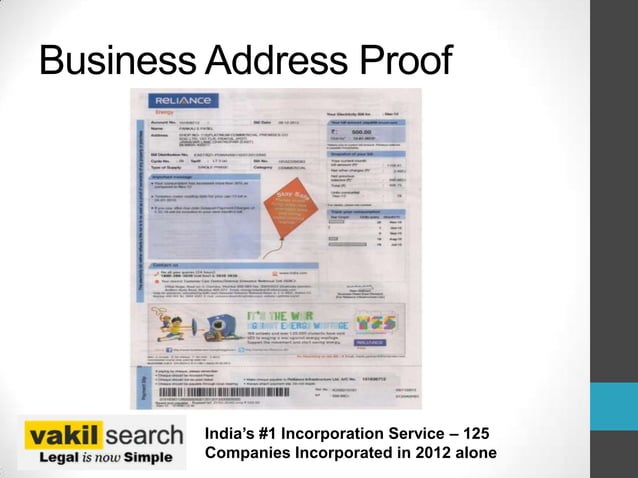 Documents needed for company incorporation | PPT