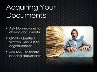 Documents needed for securitization audit | PPT