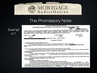 Documents needed for securitization audit | PPT