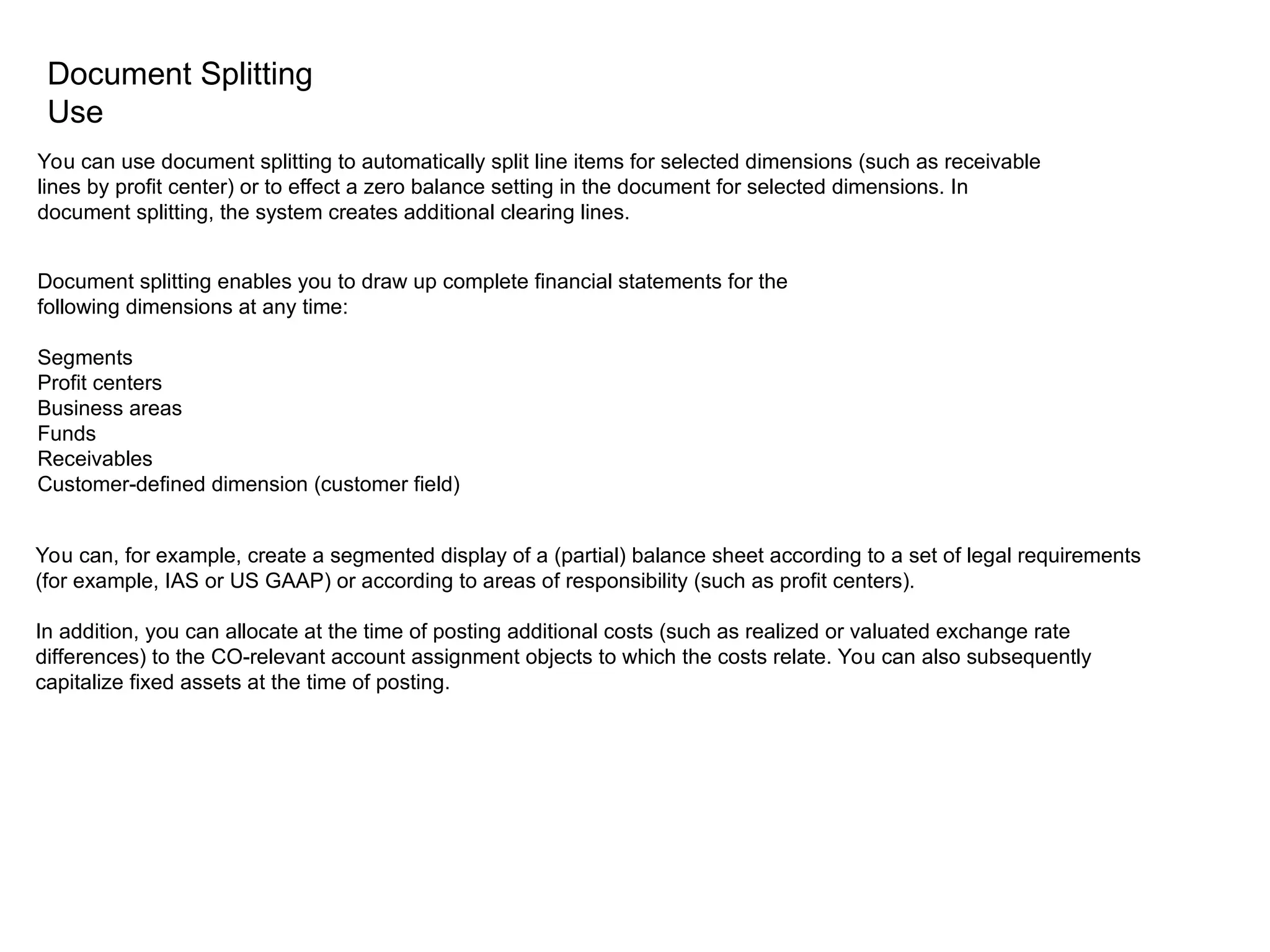 Document Splitting .ppt SAP FI MM INTEGR | PPT