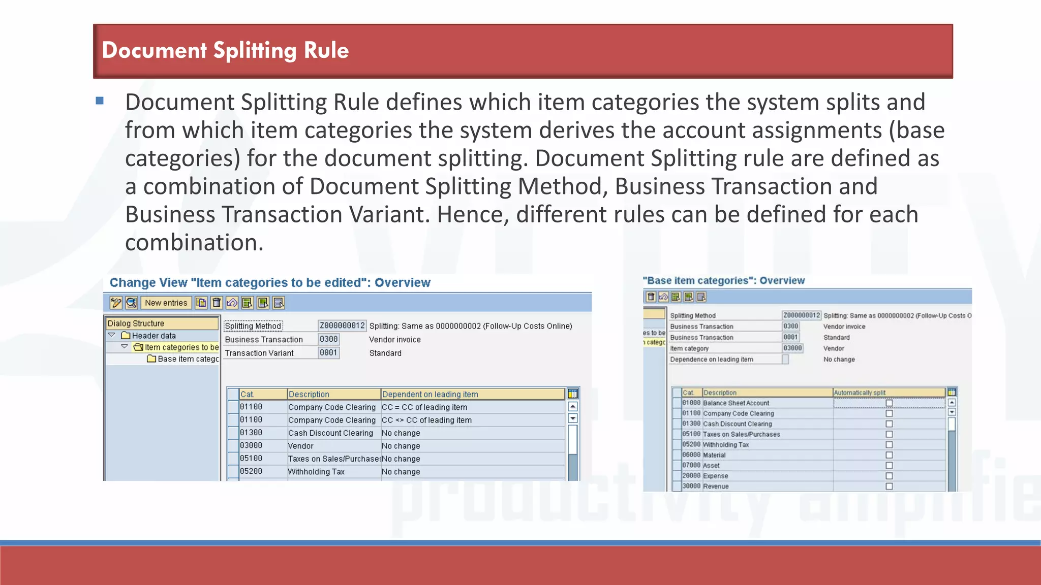Document splitting in New GL in SAP | PDF