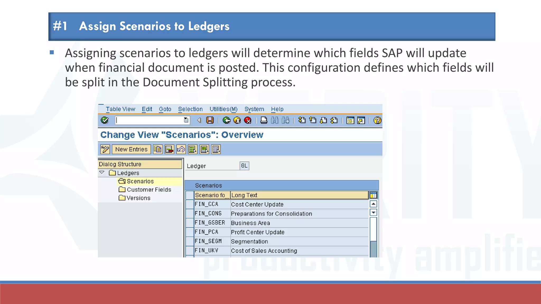 Document splitting in New GL in SAP | PDF