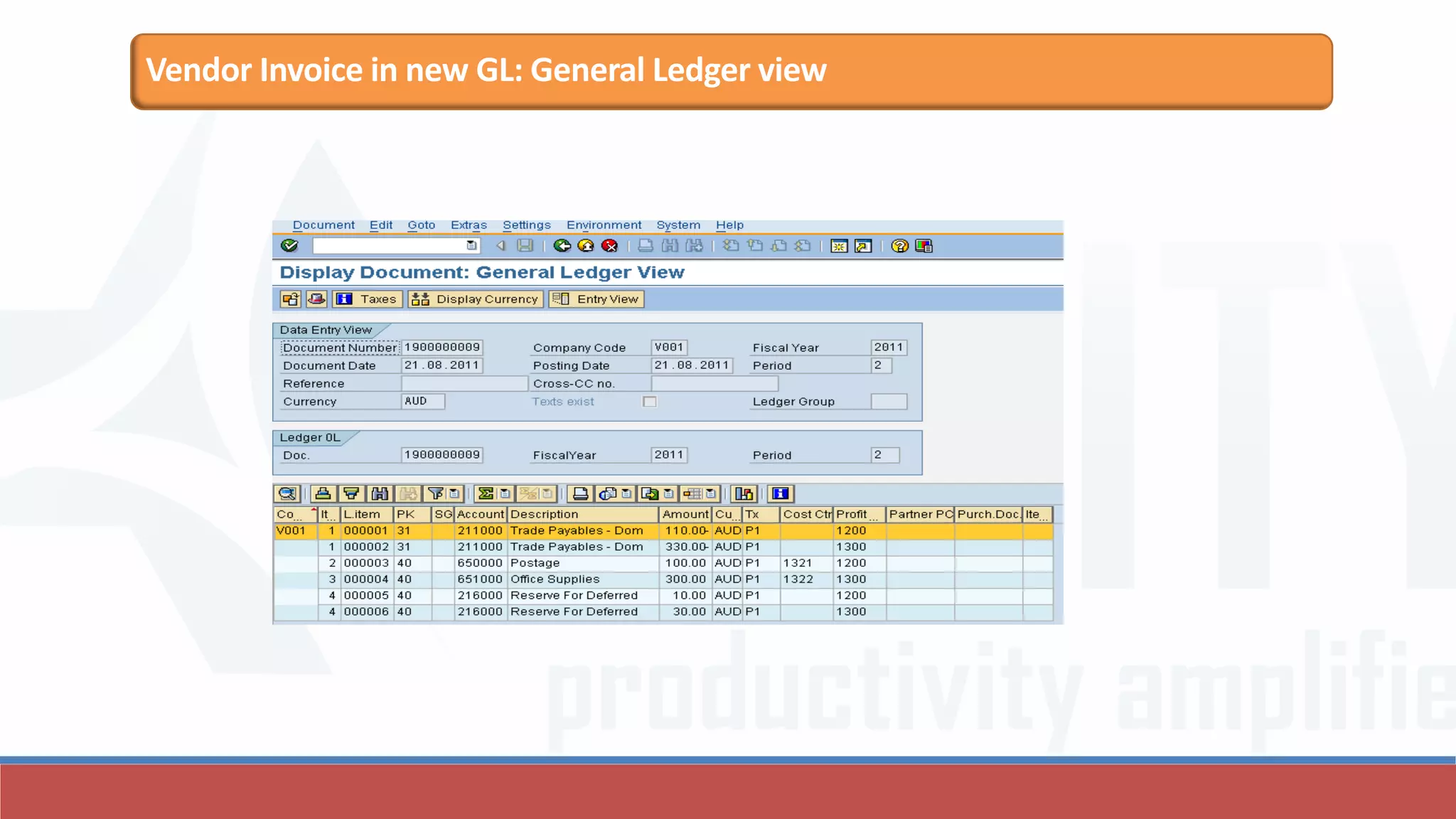 Document splitting in New GL in SAP | PDF
