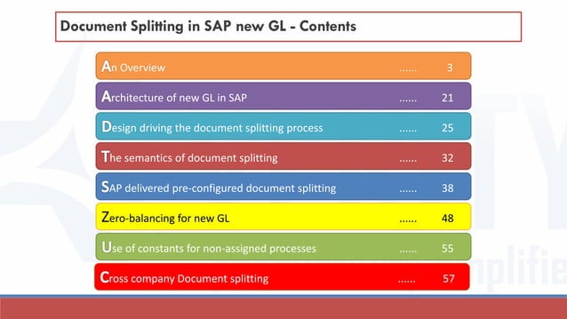 Document splitting in New GL in SAP | PDF | Business Accounting & Finance | Business