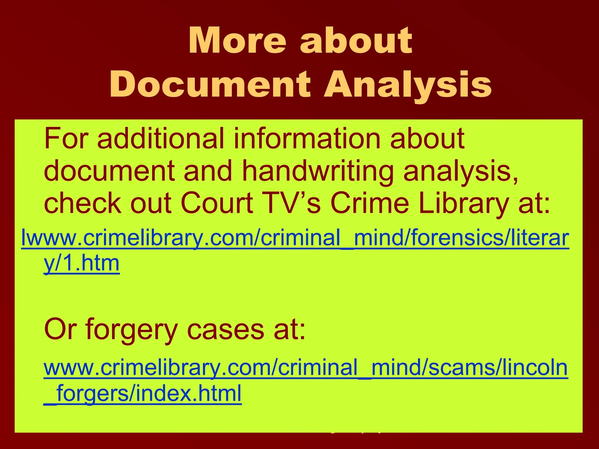 documents_ppt-forgery.ppt for reference of students | PPT