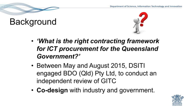 Partners in Technology (PiT) - GITC Framework Review Outcomes - 23 ...