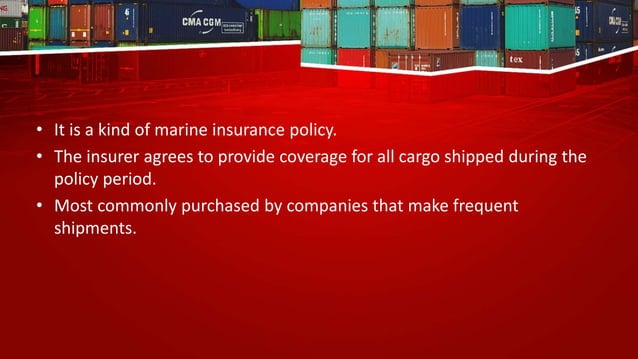 Documents related to marine insurance | PPT
