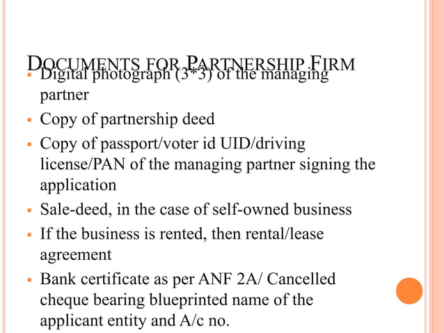 Documents Required for IEC Code Registration | Legalraasta | PPT