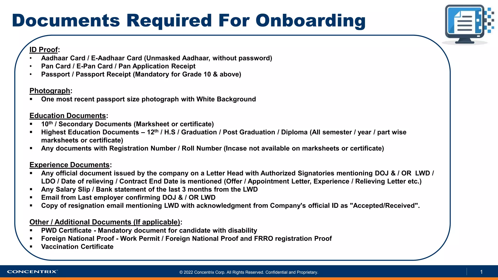 Documents Required For Onboarding.pdf