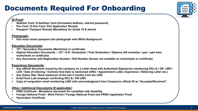 Documents Required For Onboarding.pdf