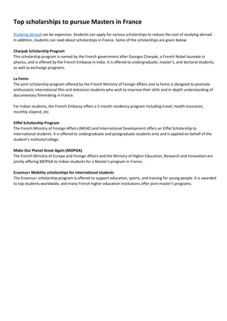 Documents required for pursuing Masters in France.pdf