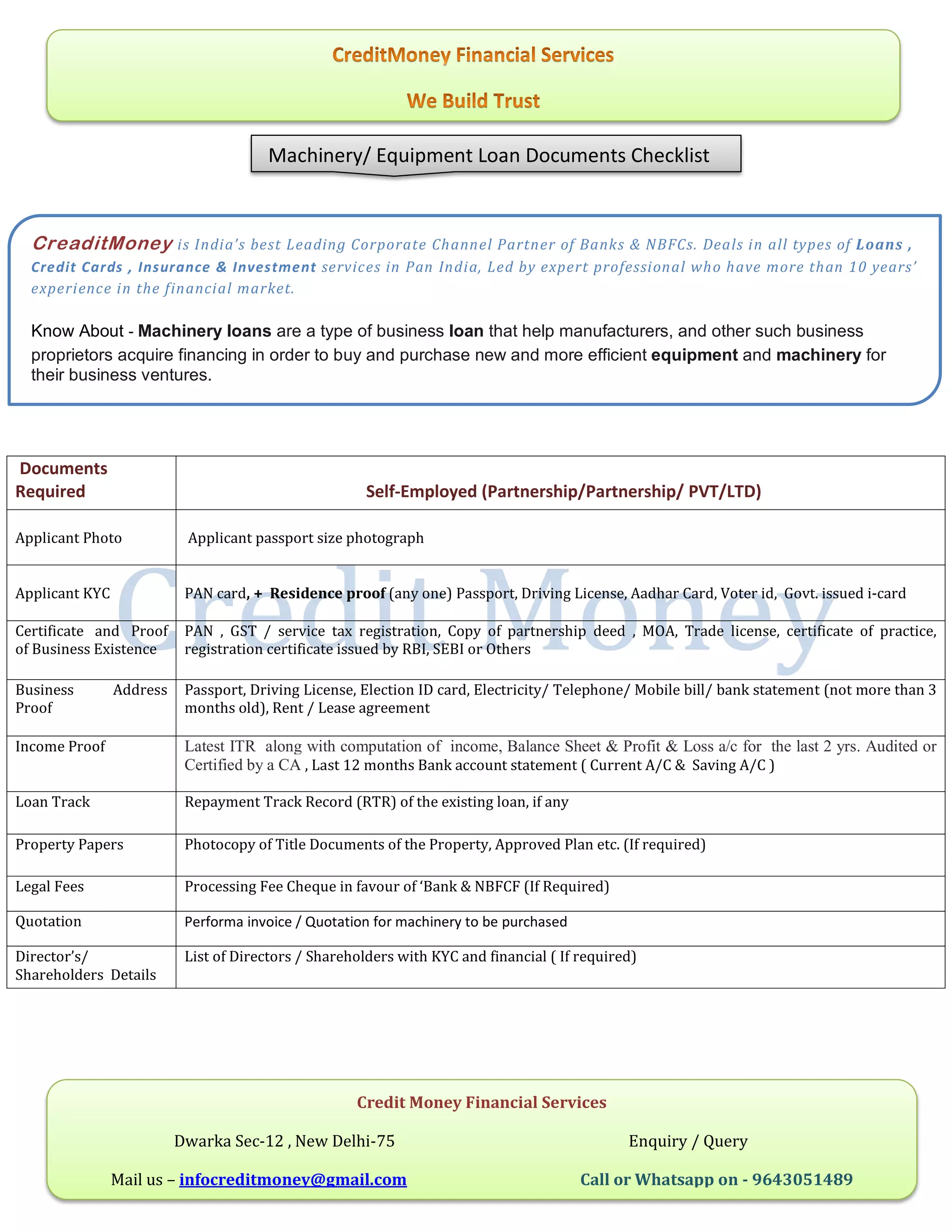 Documents Required Machinery (1).pdf