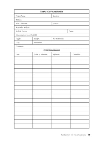 Documents scaffolding | PDF