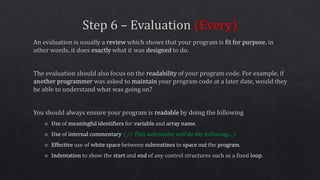 Software Development Process - Higher | PPTX