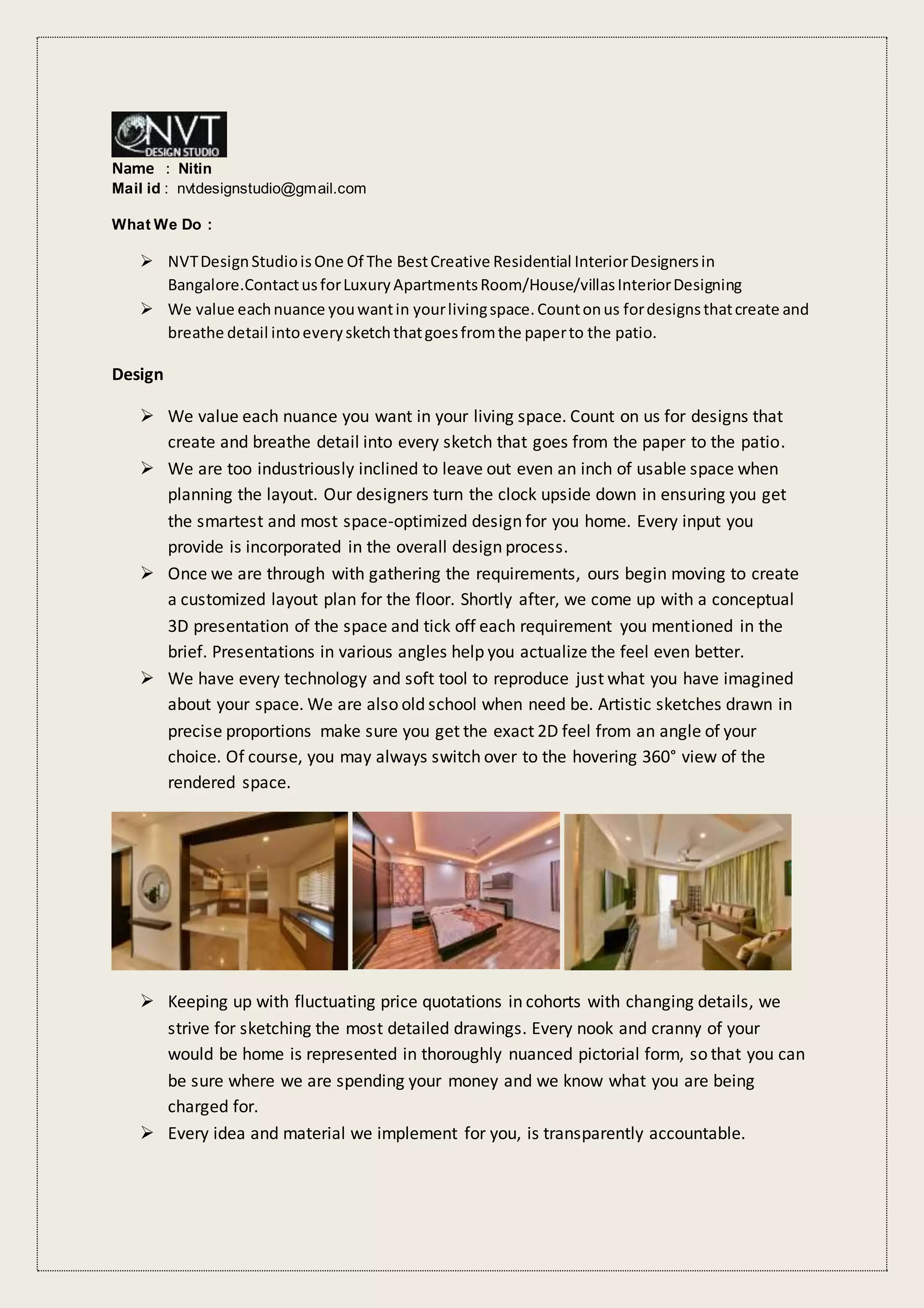 Interior Design | DOCX