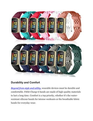 Fitbit Charge 6 Bands | PDF