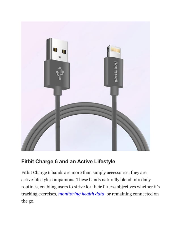 Fitbit Charge 6 Bands | PDF