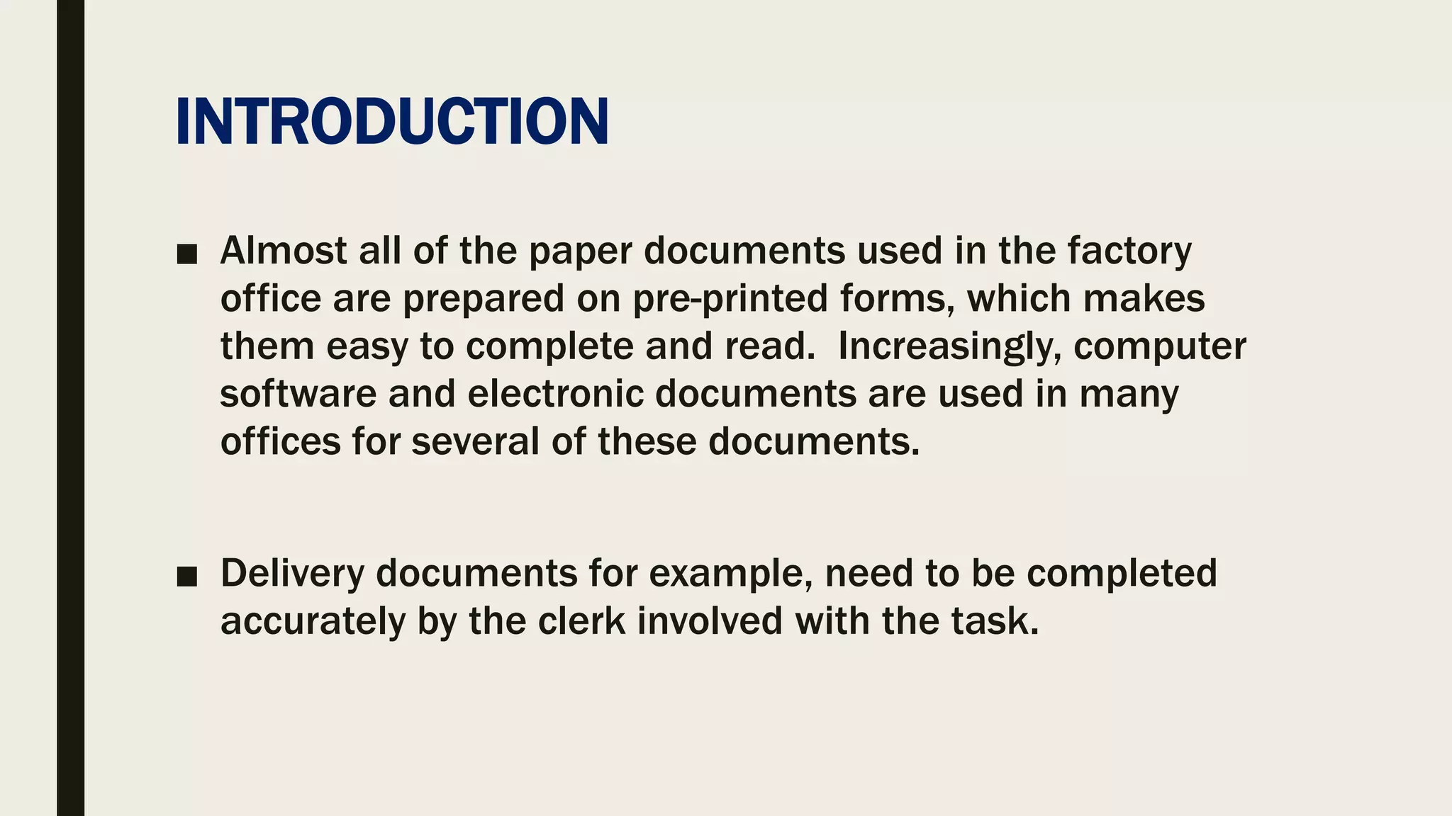 Operations, Despatch and Transport Services | PPTX