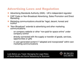 Legal Risks of Social Media | PPT