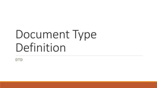 Document type definition | PPTX