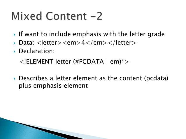 Document Type Definitions | PPTX | Internet | Computing