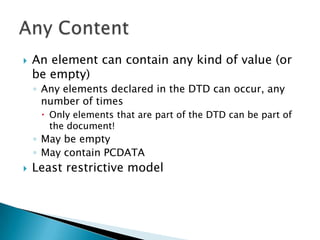 Document Type Definitions | PPTX