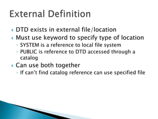 Document Type Definitions | PPTX