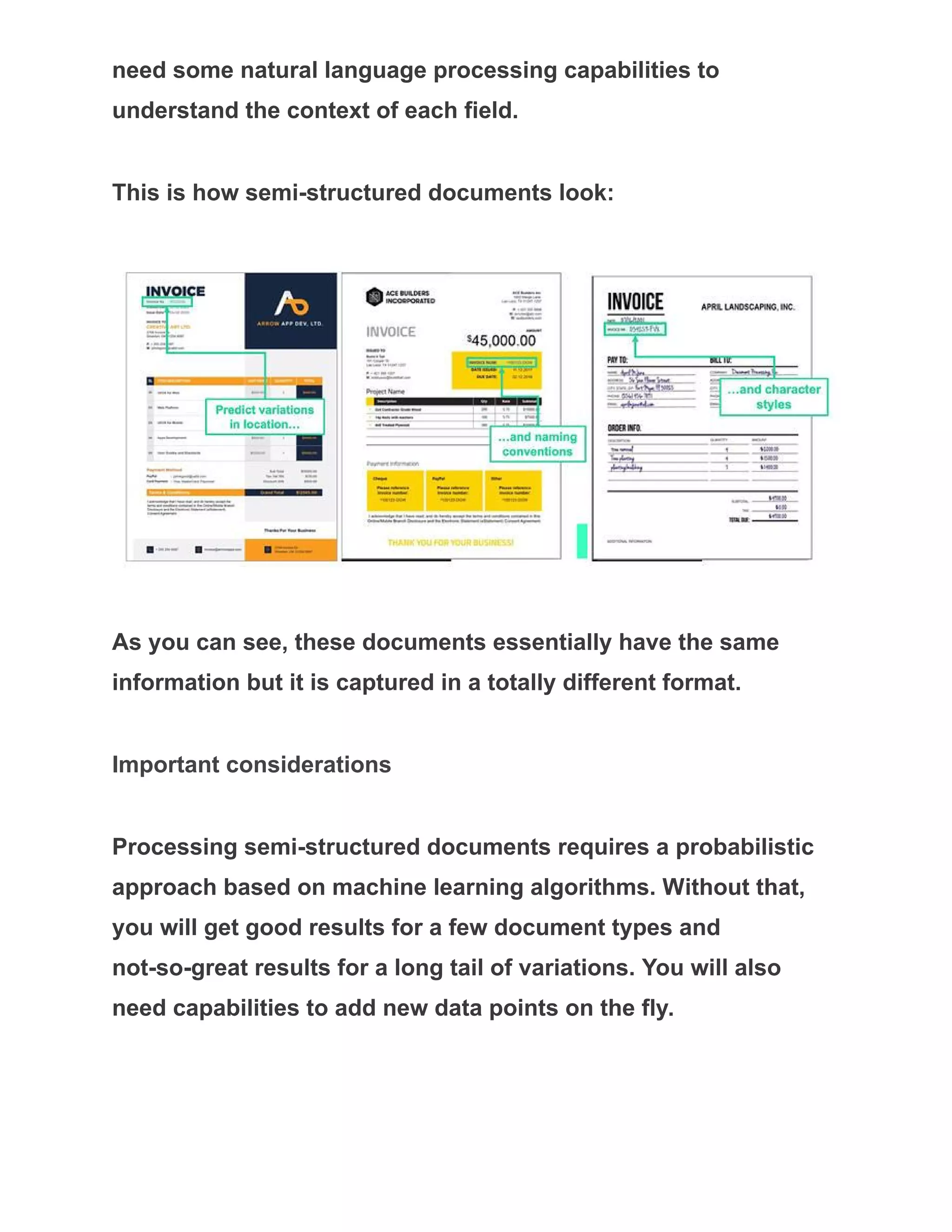 Document Types Explained Structured Semi Structured And Unstructured