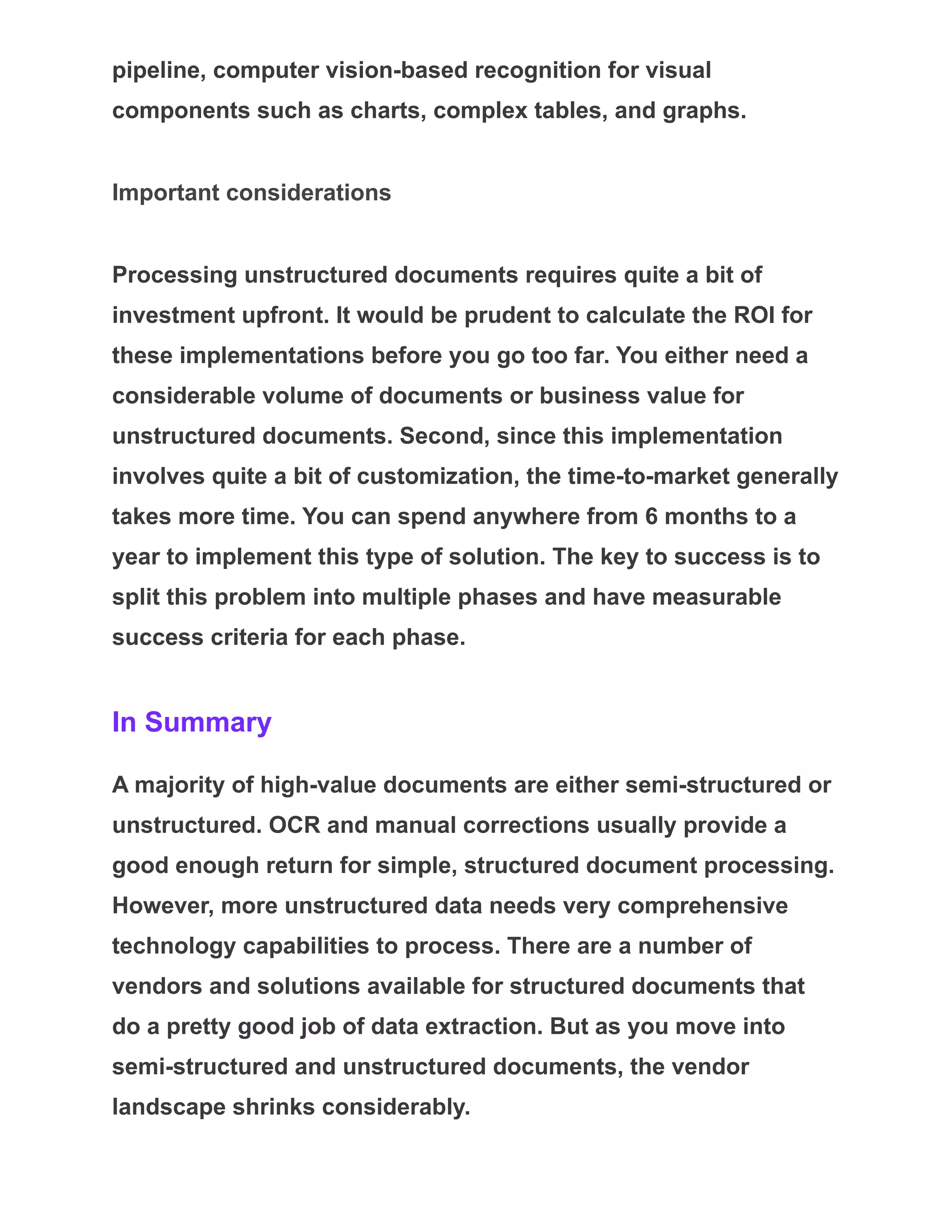 Document Types Explained: Structured, Semi-Structured and Unstructured | PDF
