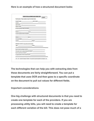 Document Types Explained: Structured, Semi-Structured and Unstructured ...