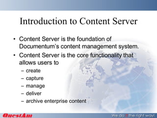 Documentum content server | PPT