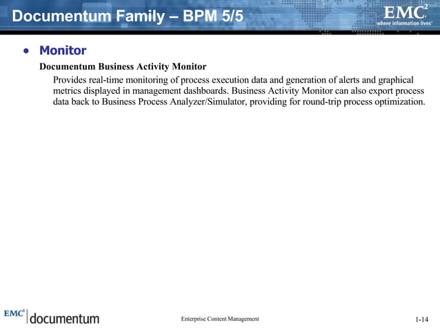 Documentum Overview | PPT | Desktop Publishing | Computer Software and ...
