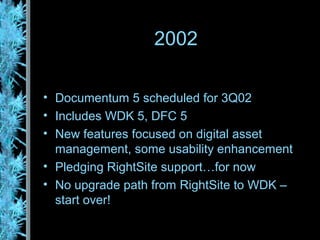 Documentum: where do we go from here | PPT