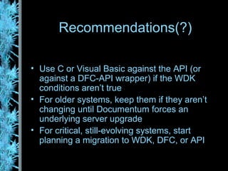 Documentum: where do we go from here | PPT