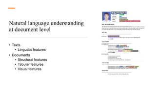 Research direction on document understanding AI and its applications ...